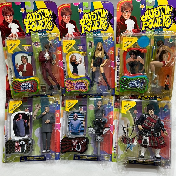 AUSTIN POWERS ULTRA COOL ACTION FIGURES